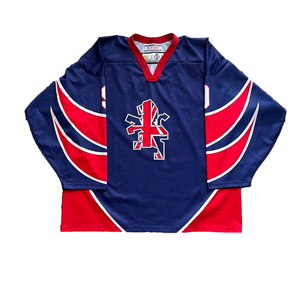 Great Britain IIHF Hockey Jersey (XL) – Slapshot Vintage